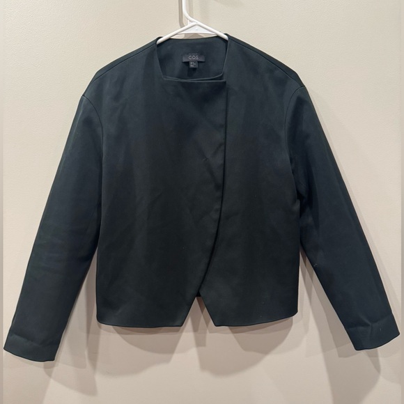 COS | Jackets & Coats | Cos Green Blazer Jacket | Poshmark
